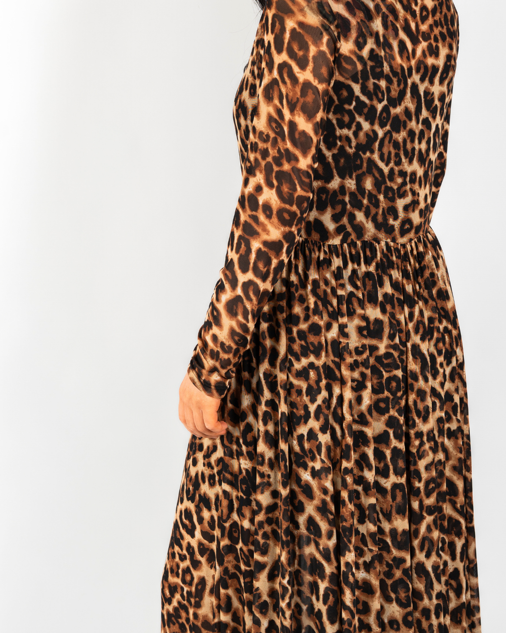 UNTAMED LEOPARD MESH MAXI DRESS IN MOCHA – itsmecloset